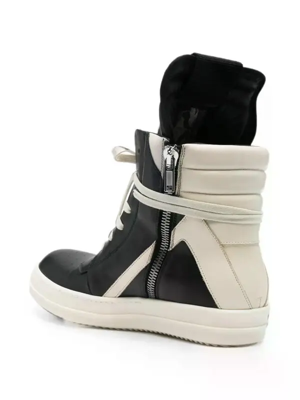 Rick Owens Geobasket High-top Sneakers - Black