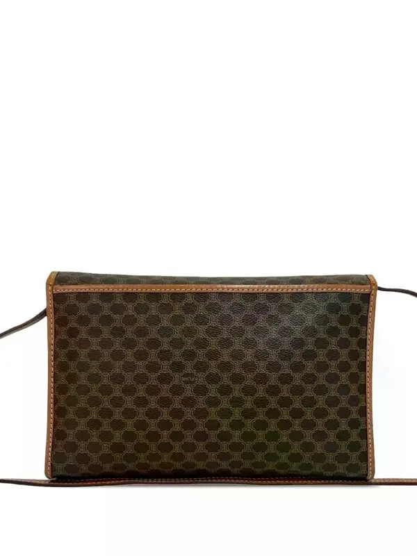 Celine Macadam Coated Canvas Blason Crossbody Bag