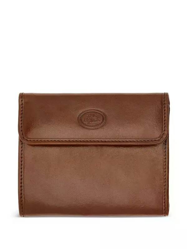 THE BRIDGE Logo-embossed Leather Wallet - Brown