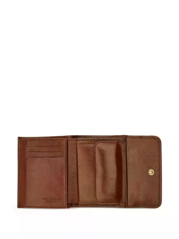 THE BRIDGE Logo-embossed Leather Wallet