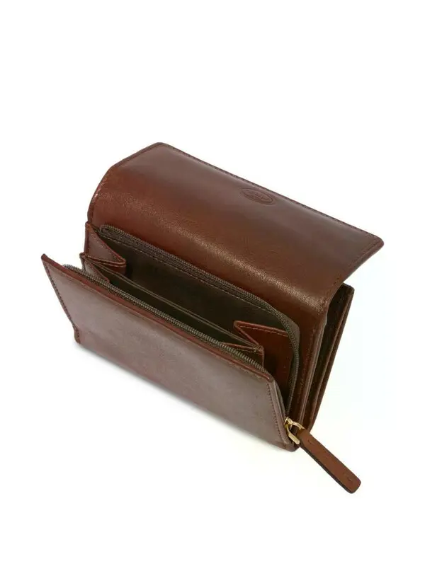THE BRIDGE Logo-embossed Leather Wallet