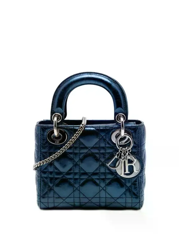 Dior Mini Lady Satchel - Blue