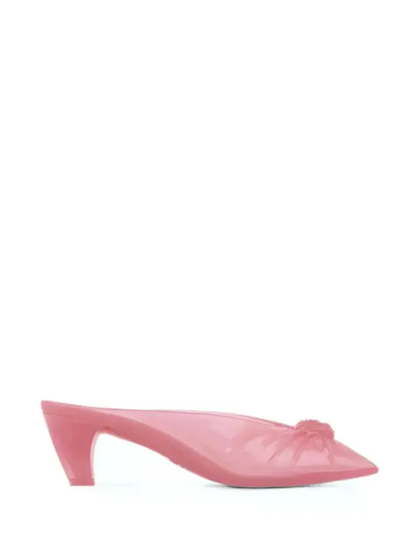 Chloé Knotted Pointed-toe Mules