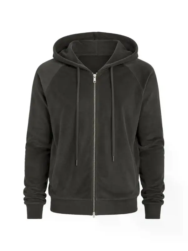 THOM KROM Raglan Sleeve Zip-up Hoodie