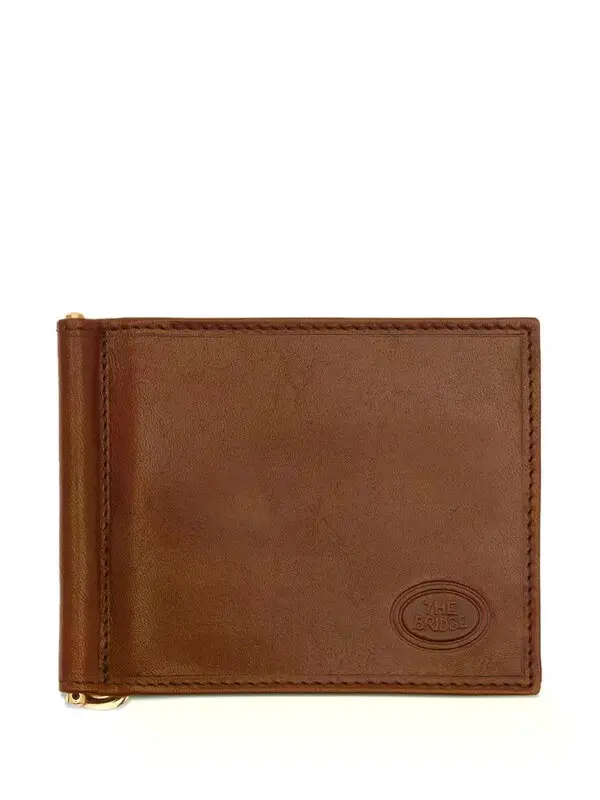 THE BRIDGE Story Leather Money-clip Wallet - Brown