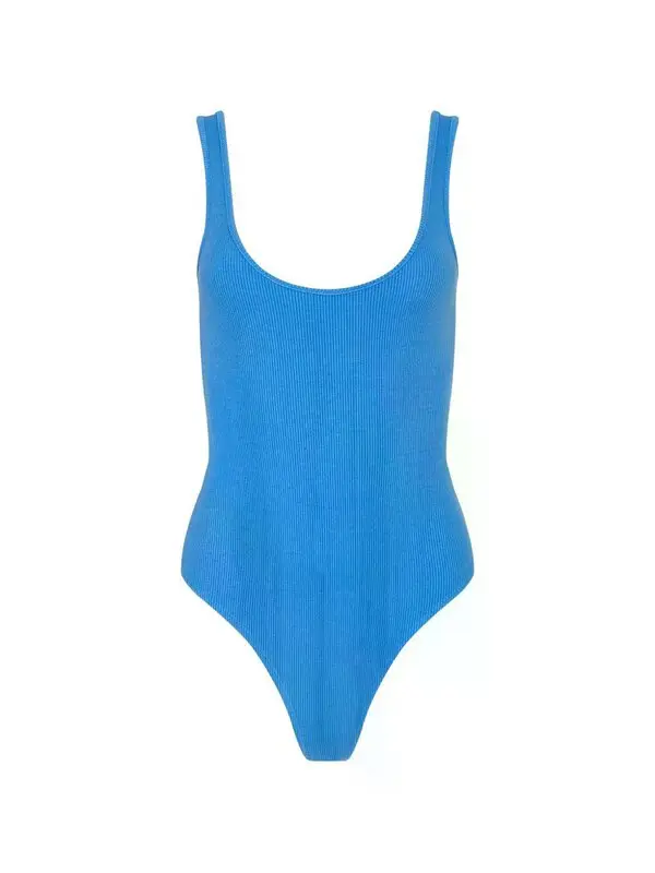 L'Agence Nica Ribbed Scoop Neck Bodysuit