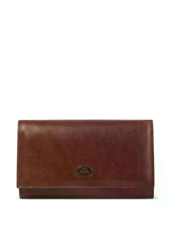 THE BRIDGE Logo-plaque Leather Wallet - Brown