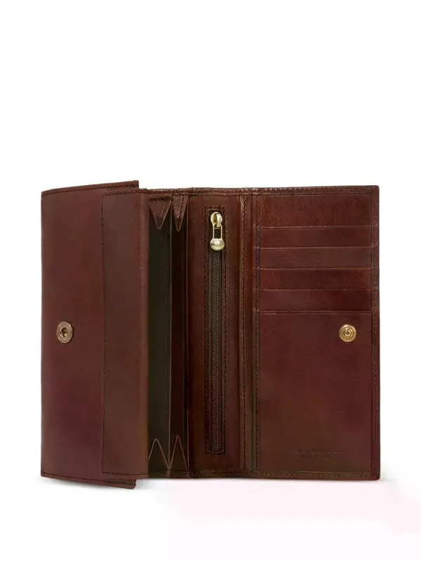 THE BRIDGE Logo-plaque Leather Wallet