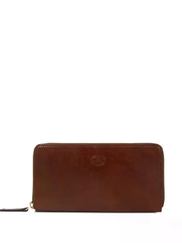 THE BRIDGE Zip-around Leather Wallet - Brown