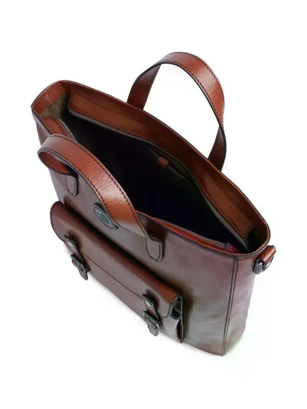 THE BRIDGE Leather Backpack