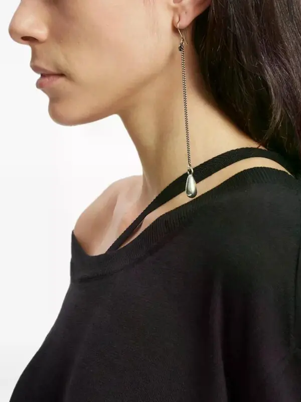 ANN DEMEULEMEESTER Judith Teardrop Mismatched Earrings