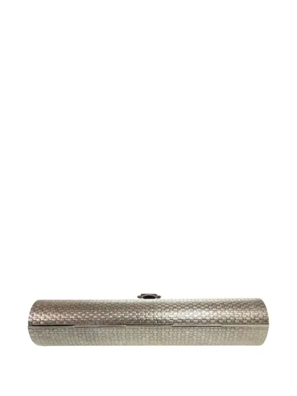 Gucci Brass Crystal Web Buckle Chain Shoulder Bag