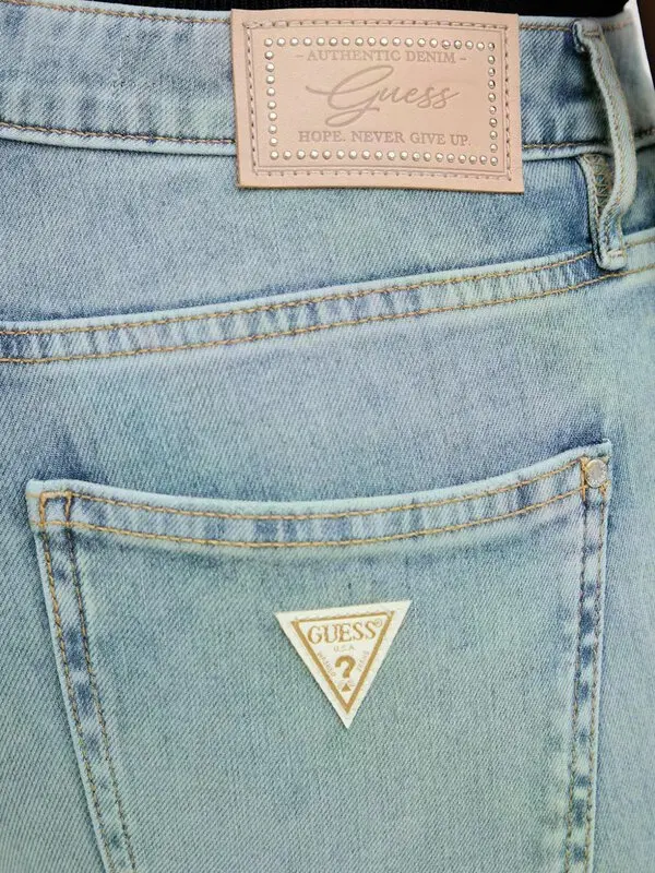 Guess Faded Flared Jeans - Blue