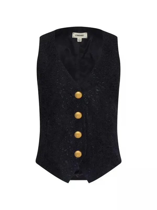 L'Agence Kino Lace Waistcoat