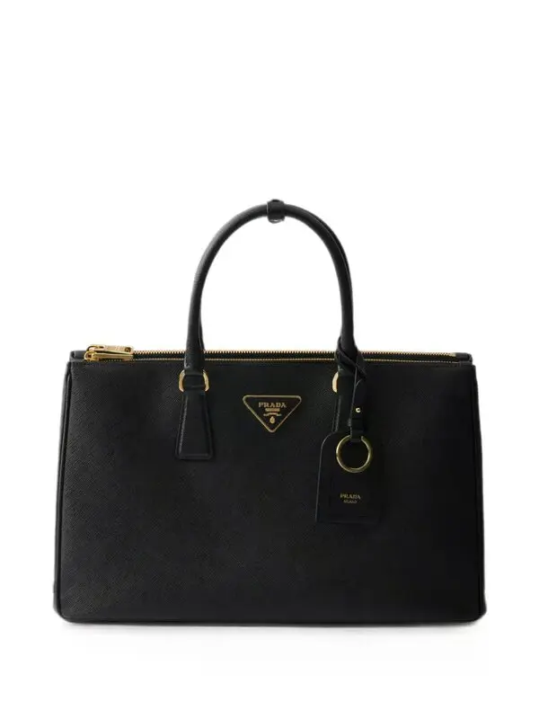 Prada Galleria Large Saffiano Leather Bag - Black