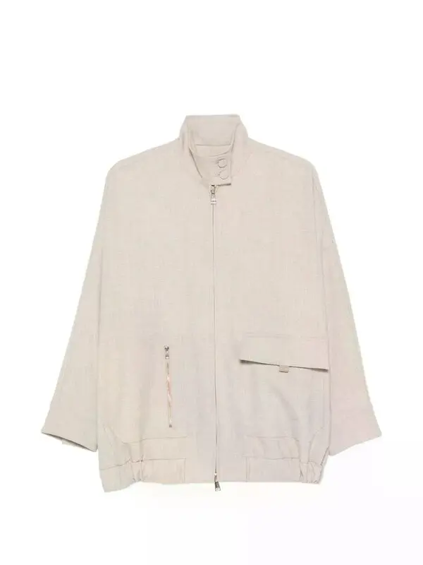 Fabiana Filippi High-neck Zip Jacket