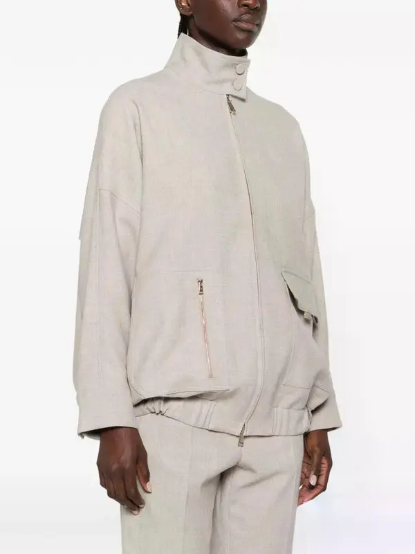 Fabiana Filippi High-neck Zip Jacket
