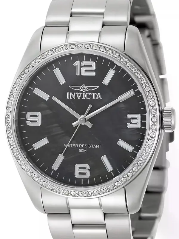 INVICTA Specialty Crystal-embellishment 38mm Watch - Black