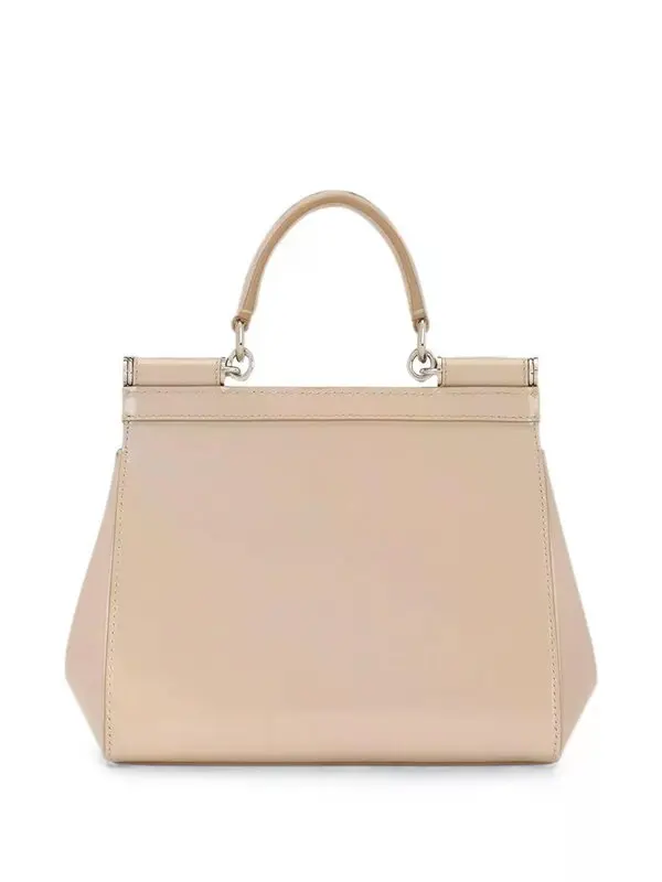 Dolce & Gabbana Sicily Leather Tote Bag