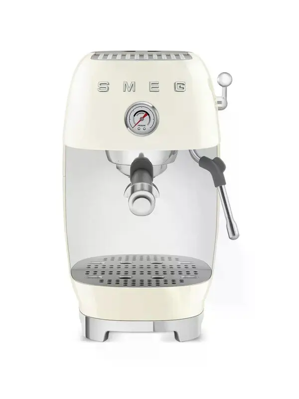 SMEG Anni 50 Logo-plaque Manual Espresso Machine With Cold Brew - Neutrals
