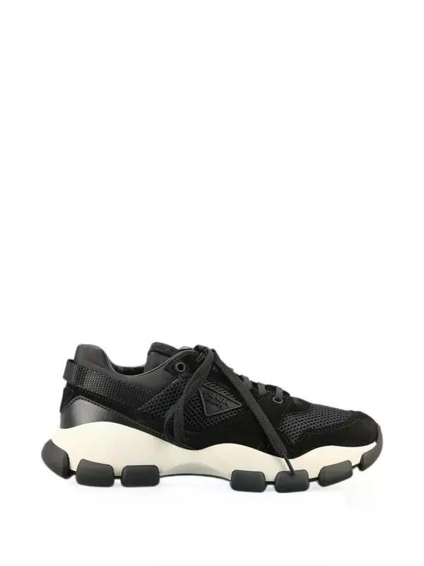 Prada Panelled Logo Patch Sneakers