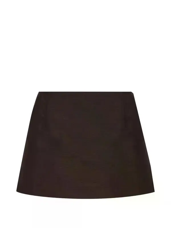 Miu Miu Mohair Wool Blend Wrap Skirt