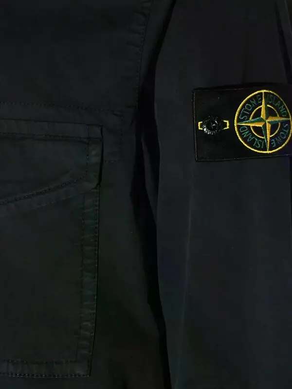 Stone Island Compass-patch Shirt Jacket