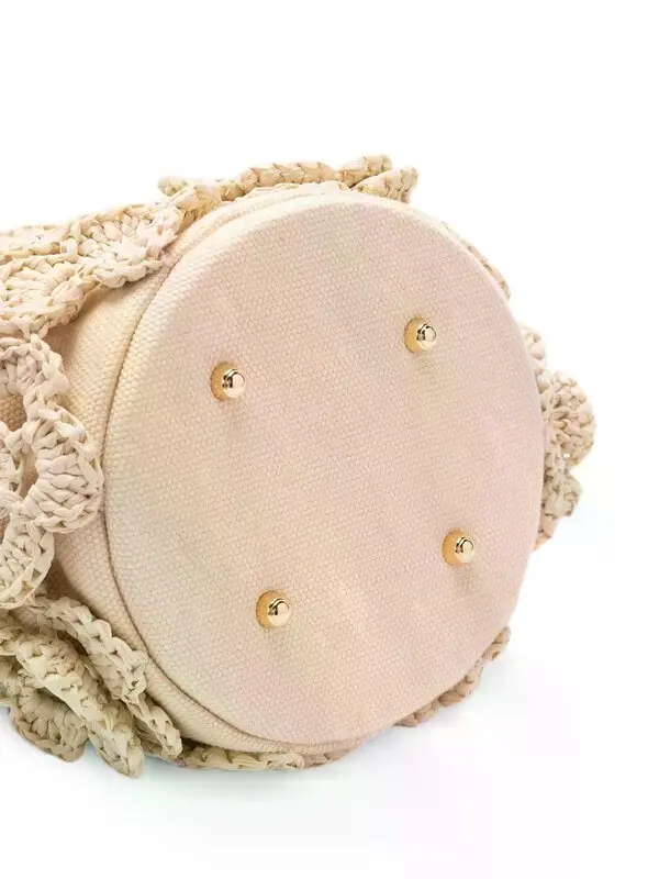Rosantica Crochet Crystal-embellished Shoulder Bag