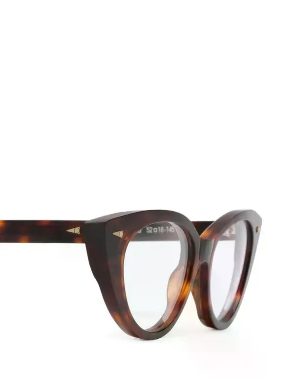 AHLEM Gambetta Cat-eye Glasses - Brown