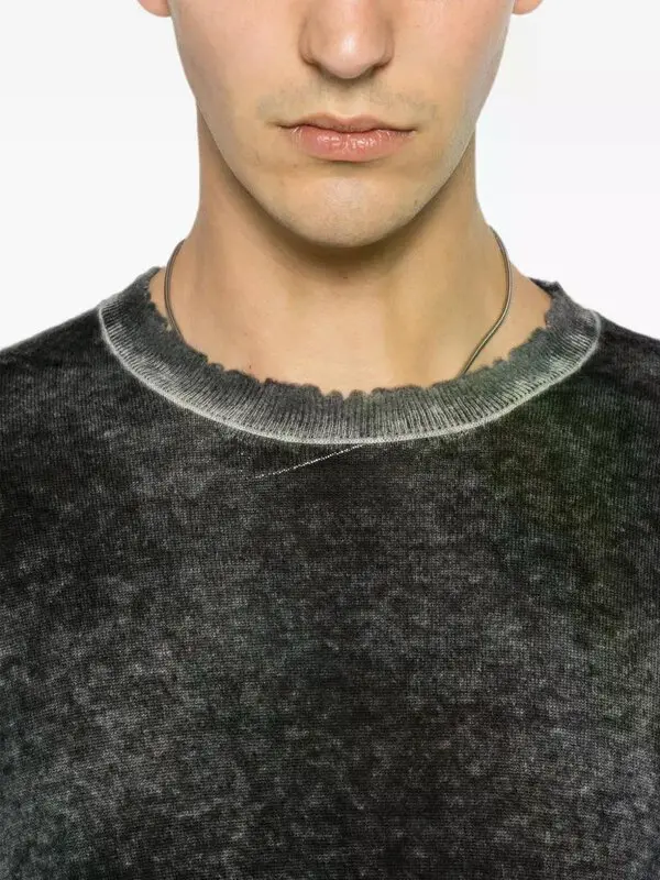 Avant Toi Distressed Effect Sweater