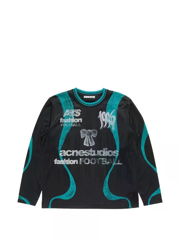 Acne Studios Sports Jersey Graphic T-shirt