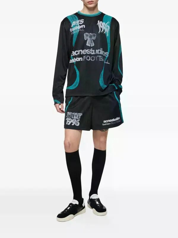 Acne Studios Sports Jersey Graphic T-shirt