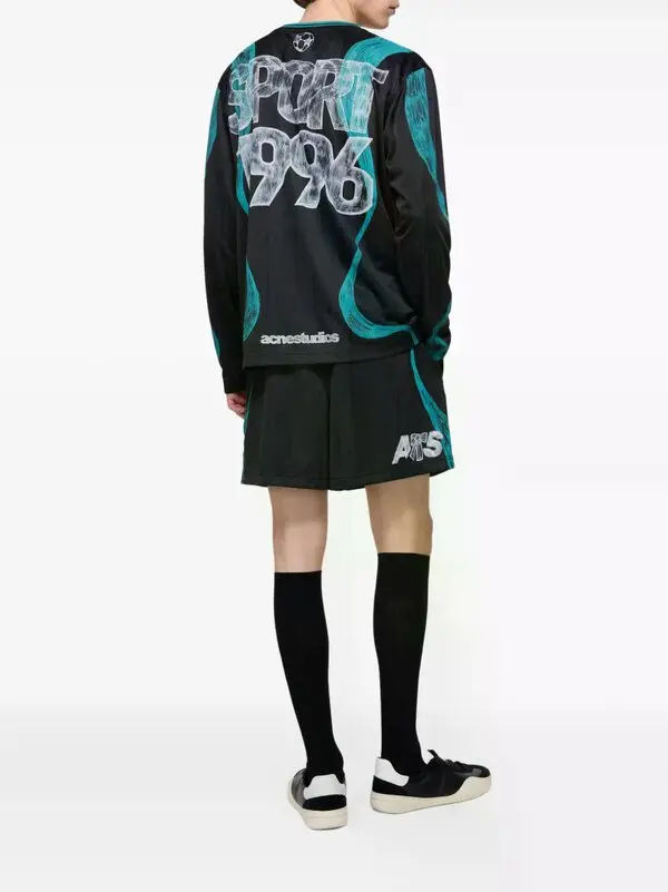 Acne Studios Sports Jersey Graphic T-shirt