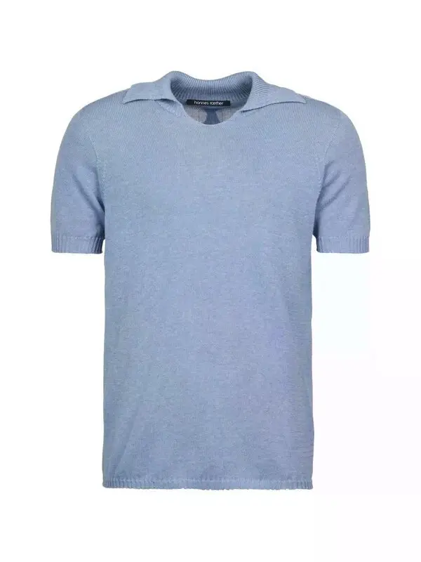 HANNES ROETHER Fine-knit Short-sleeve T-shirt