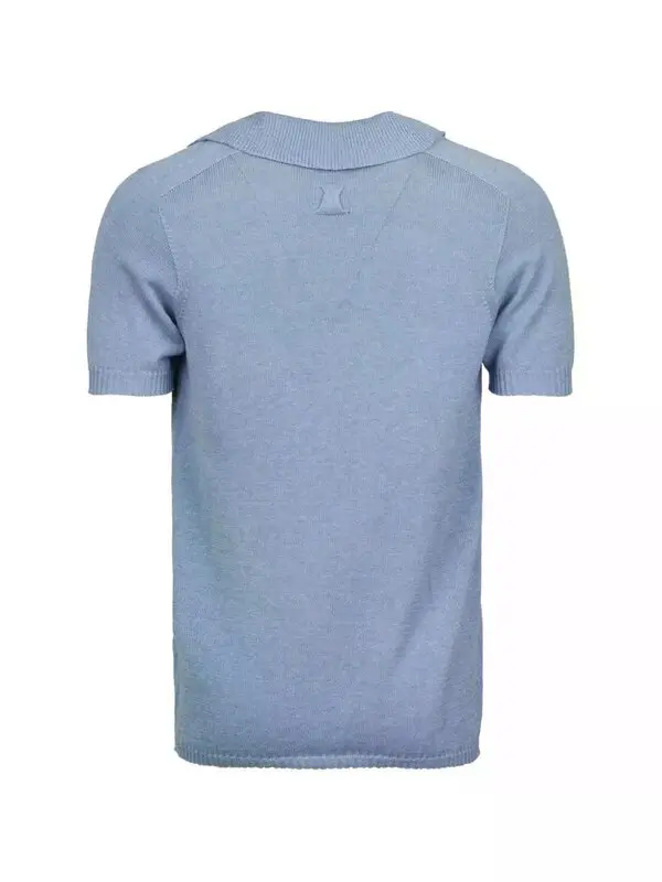 HANNES ROETHER Fine-knit Short-sleeve T-shirt