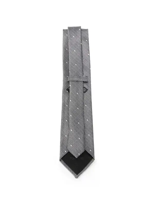 TOM FORD Polka-dot Neck Tie - Black