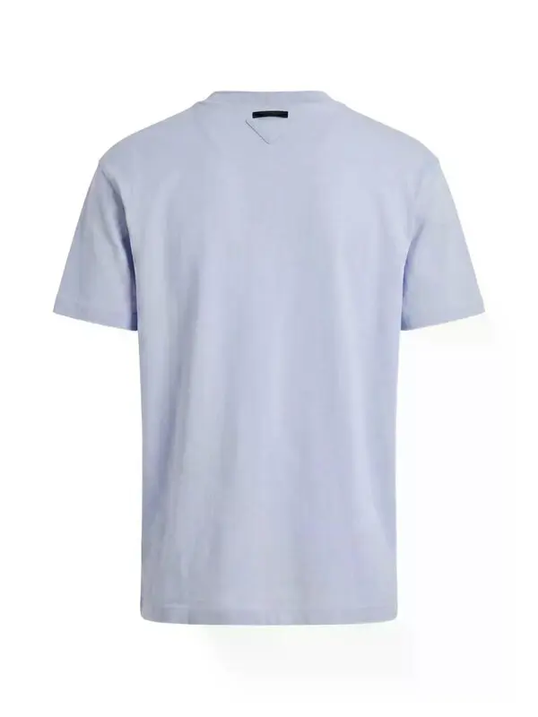 Prada Logo-patch Crew-neck T-shirt