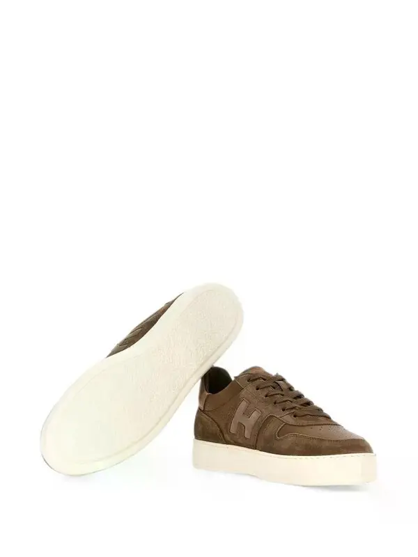 Hogan Leather And Suede Sneakers