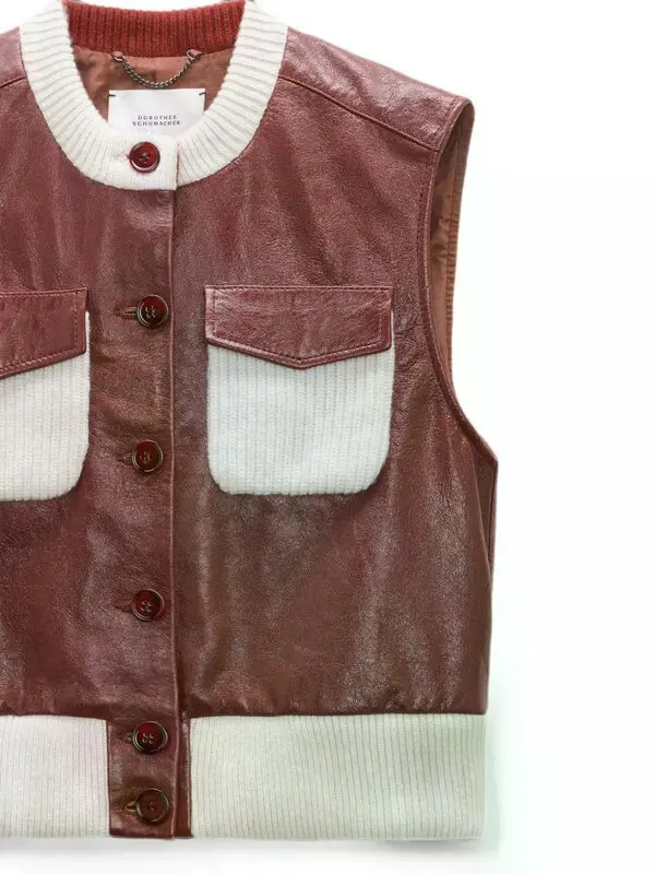 Dorothee Schumacher Leather Vest