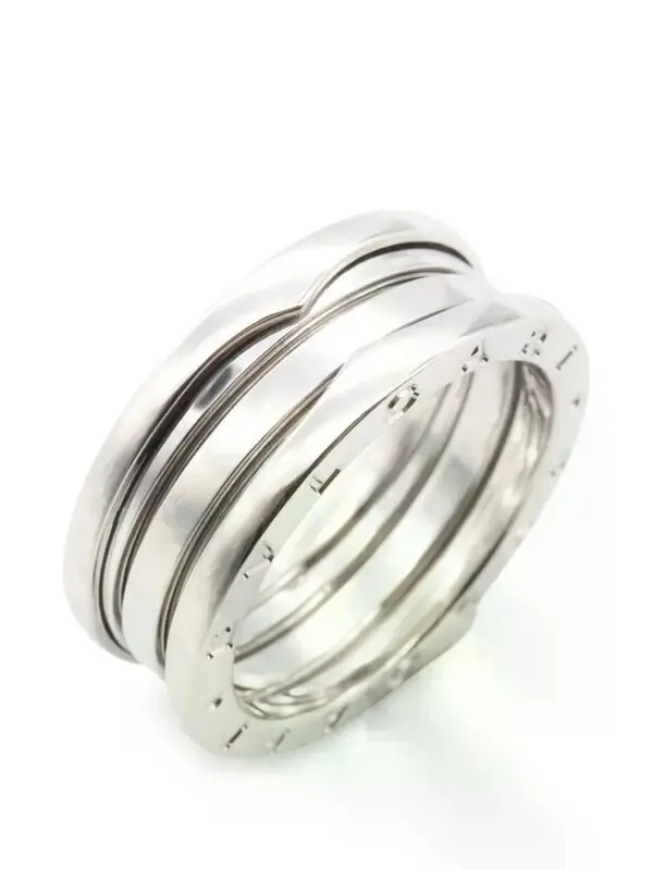 BVLGARI B.zero1 Three-band Ring In 18kt White Gold