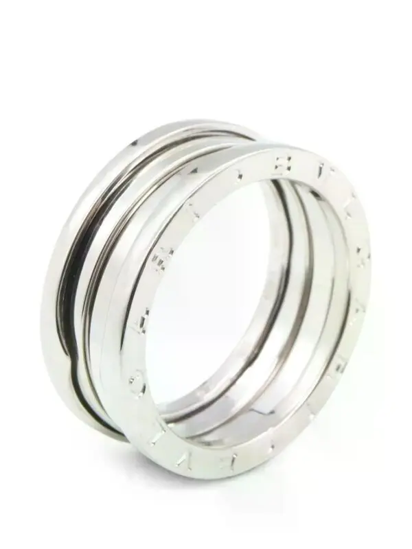BVLGARI B.zero1 Three-band Ring In 18kt White Gold