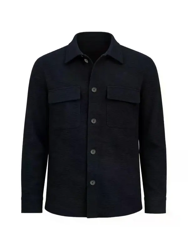 FRADI Textured Chest-pocket Overshirt
