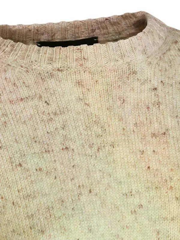 Fabiana Filippi Flecked Crew-neck Sweater - Neutrals