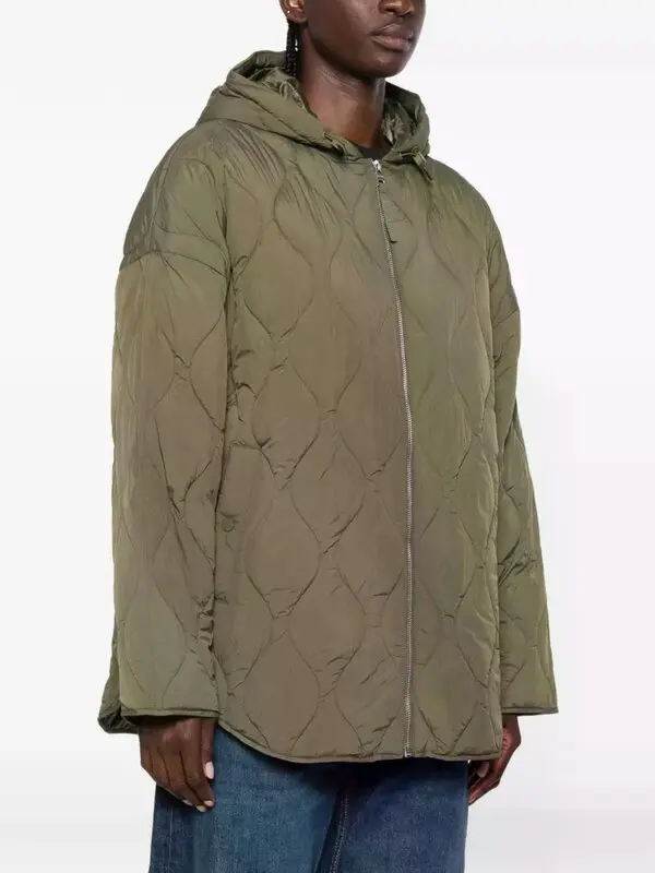 Closed Quilted Hooded Jacket