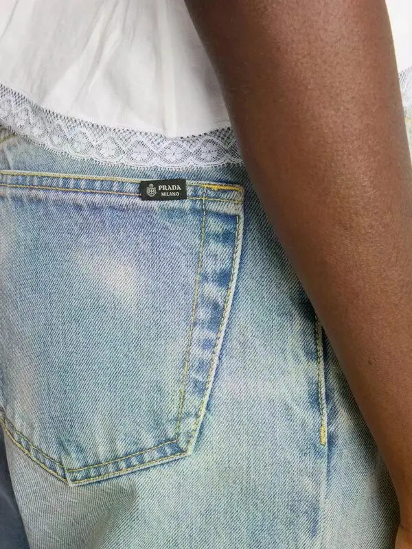 Prada Washed Denim Jeans