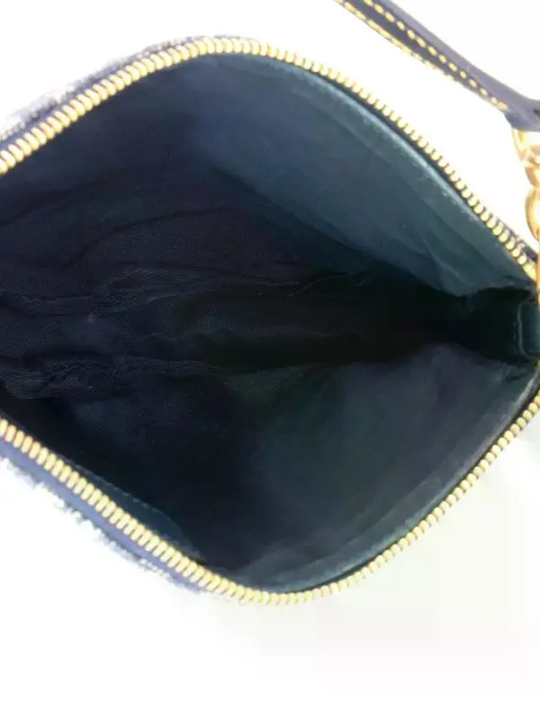 Dior Vintage Saddle Bag Mini Shoulder Bag - Blue