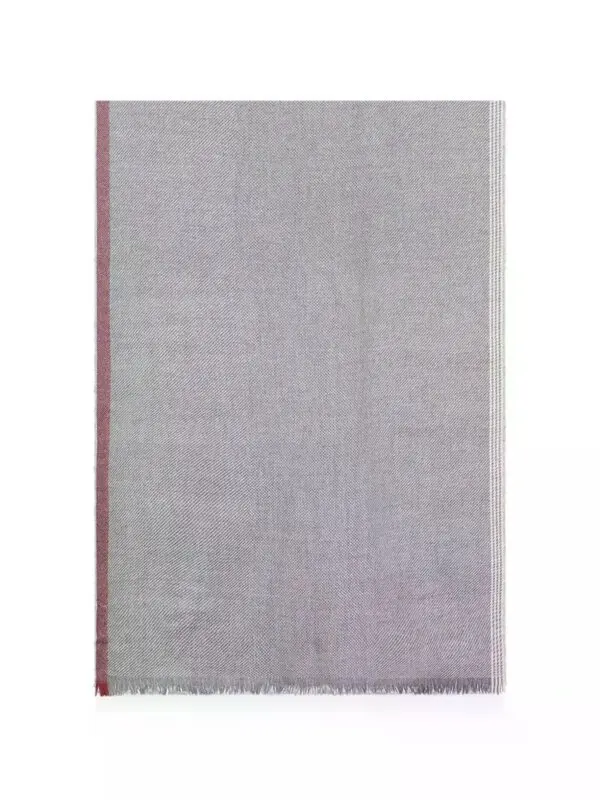 Brunello Cucinelli Diagonal-weave Fringed Scarf