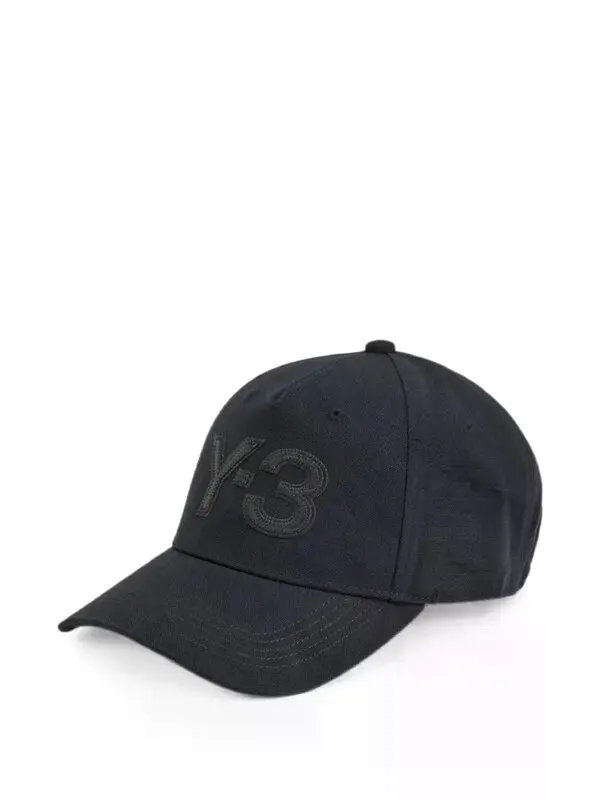 Y3 Logo-embroidered Baseball Cap - Black