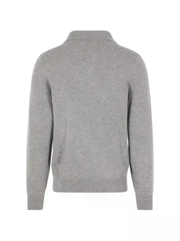 Brunello Cucinelli Cashmere Polo-collar Sweater - Grey