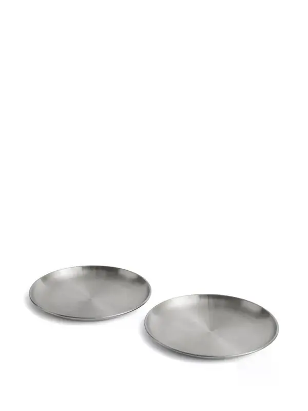 HAY Brushed-finish Circular Plates